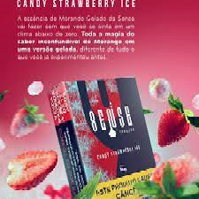 SENSE CANDY STRAWBERRY ICE 50G (MORANGO GELADO) - Lion Hookah