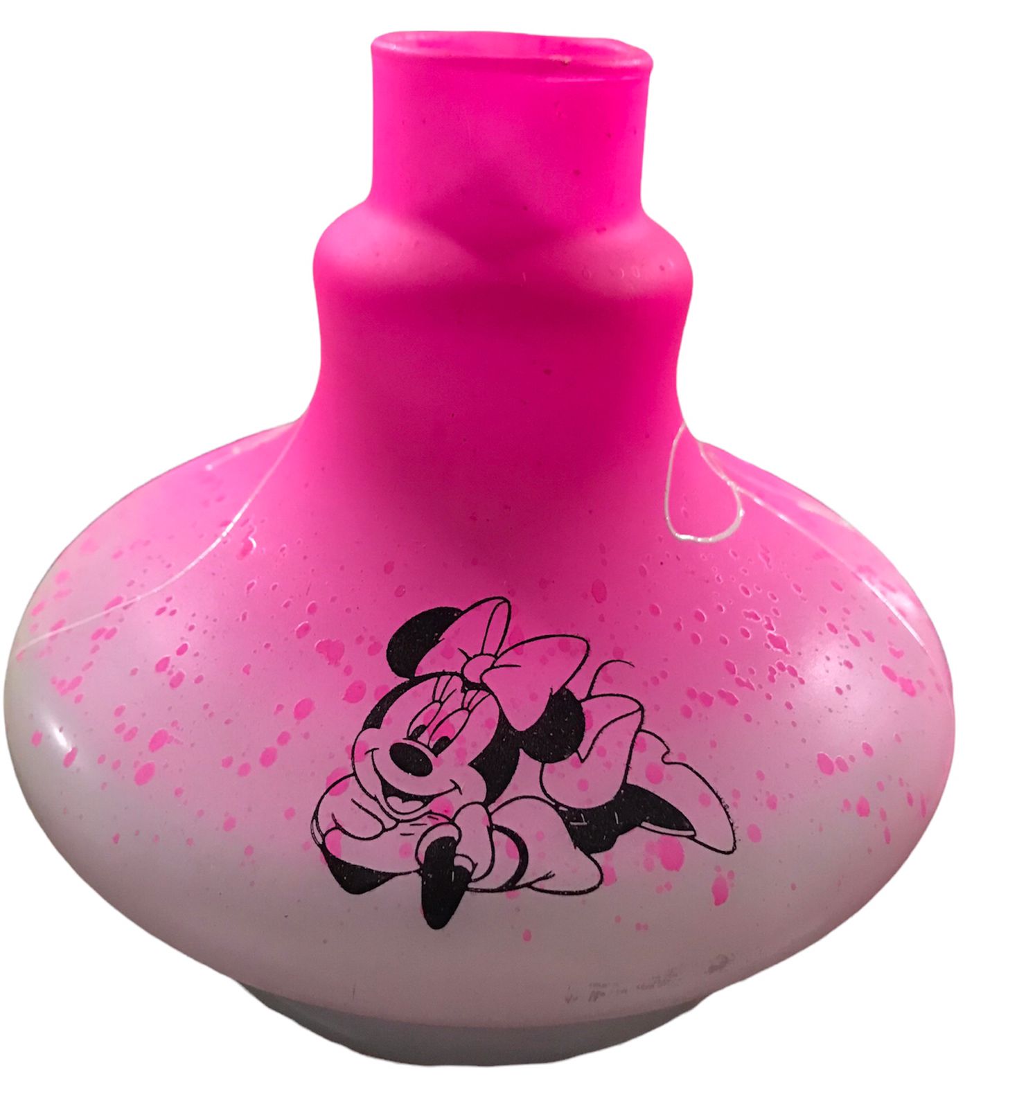 VASO ALADIM PEQUENO ROSA COM BRANCO MINNIE MOUSE - Lion Hookah