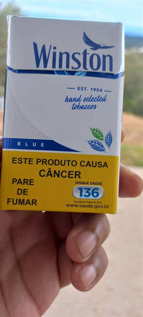 WINSTON BOX BLUE HAND SELECTED TOBACCOS - Lion Hookah